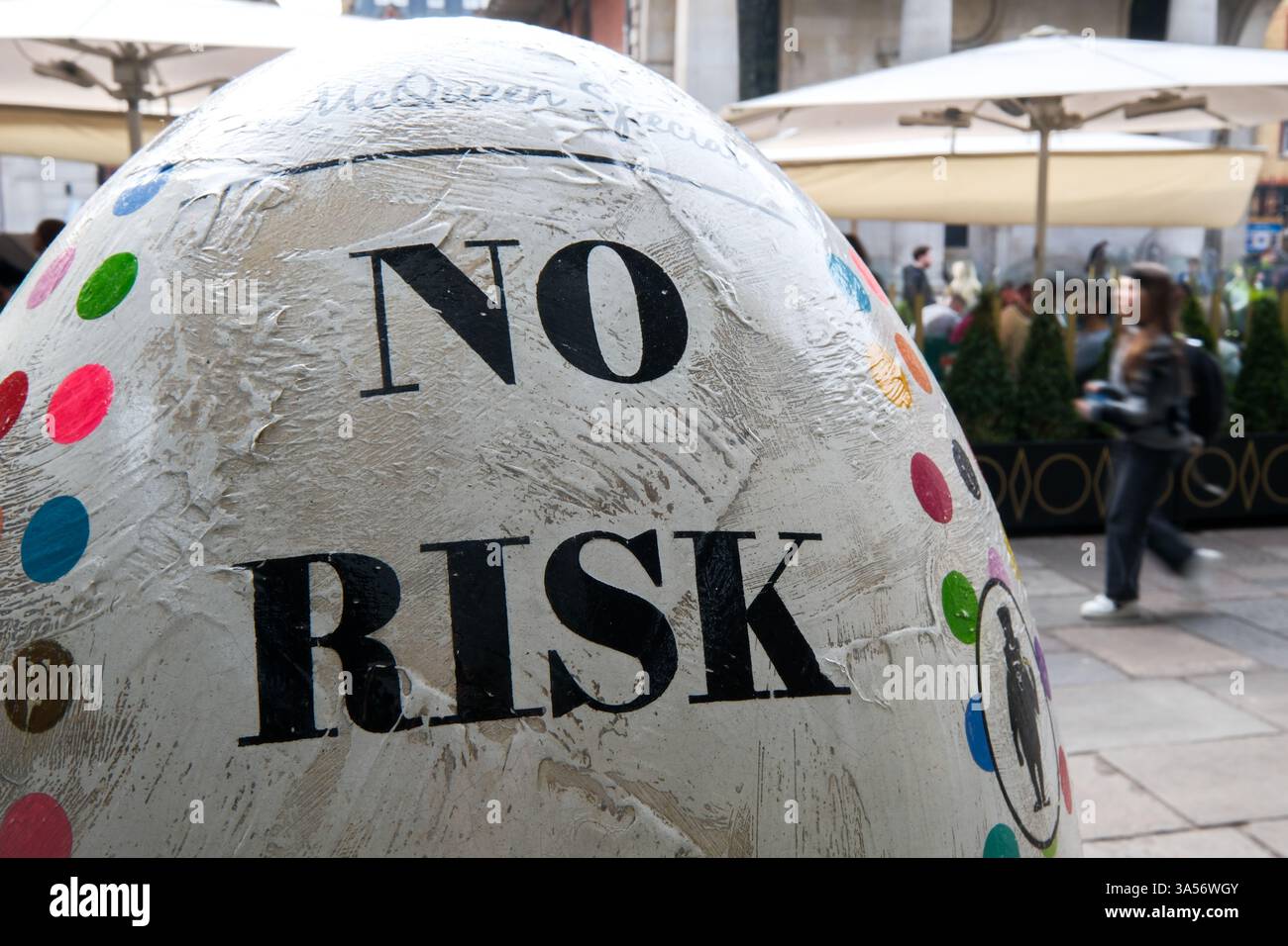 Covent Garden, London, UK. 21st Mar 2025. Eggs on display ahead of the ...
