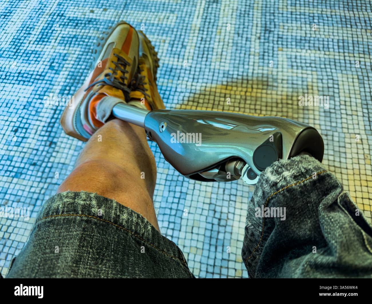 Person with a disability Stock Photo - Alamy