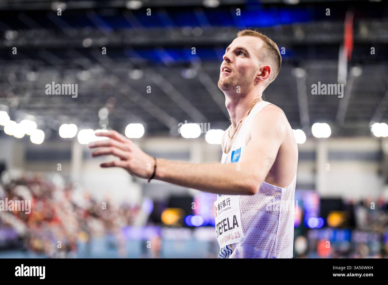 Nanjing, China. 21st Mar, 2025. Jan Stefela of Czech Republic competes ...