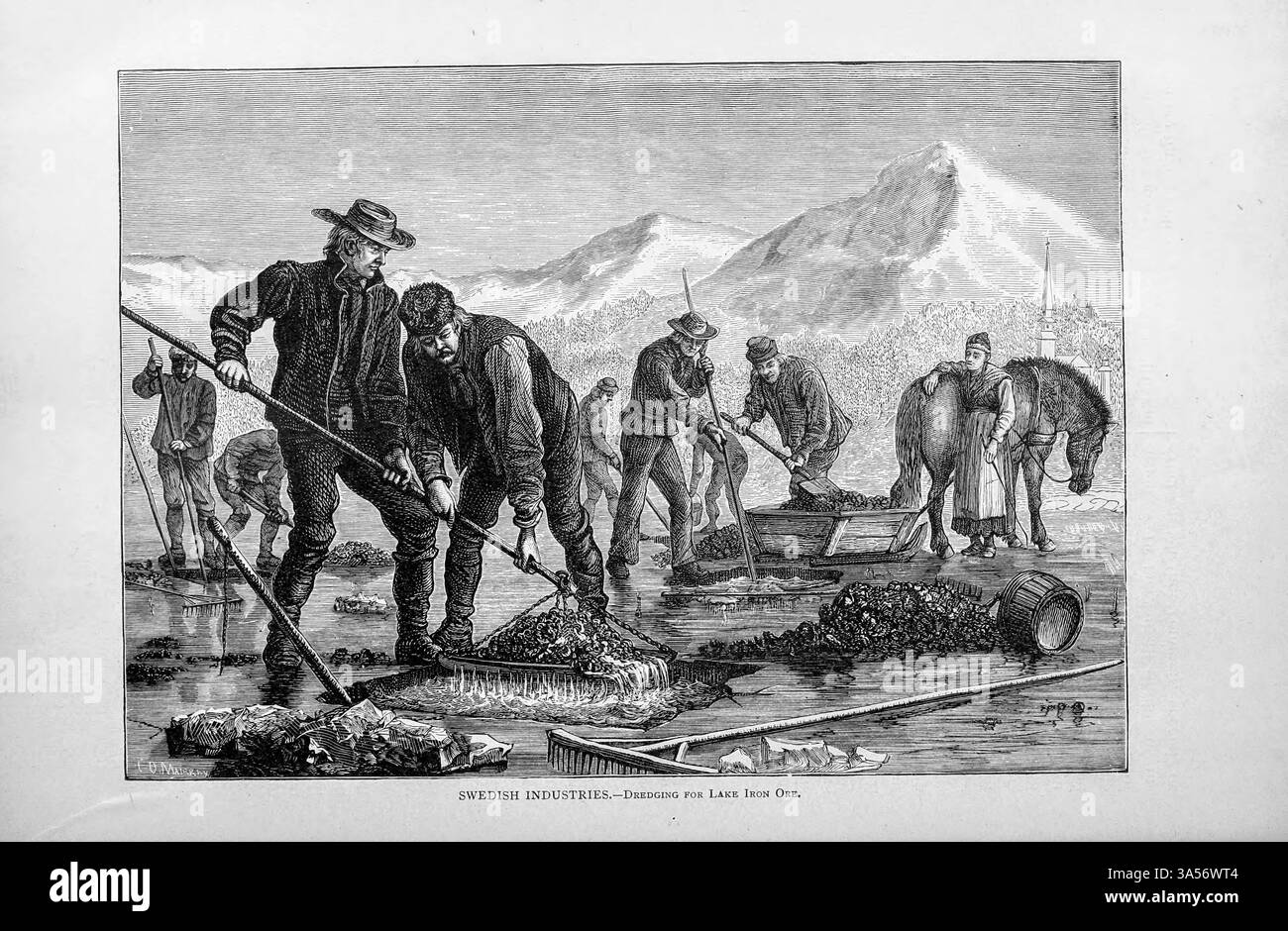 Swedish Industries Dredging for Lake Iron Ore The West Aryans THE NORSE ...