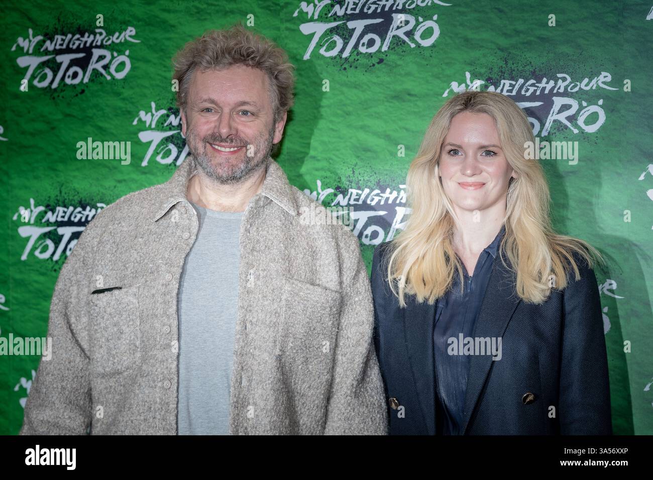 London, UK. 20th March 2025. Pictured: Michael Sheen (L) and Anna ...