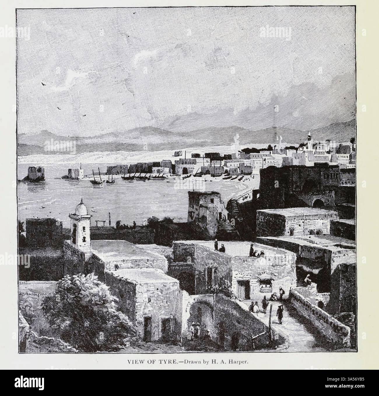 VIEW OF TYRE Drawn by H. A. Harper from Part III Semites and Hamites ...