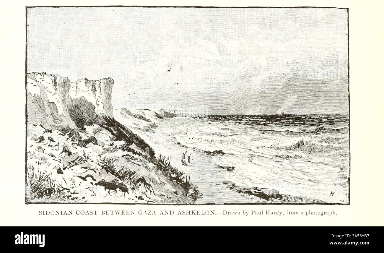 SIDONIAN COAST BETWEEN GAZA AND ASHKELON.— Drawn by Paul Hardy, from ...
