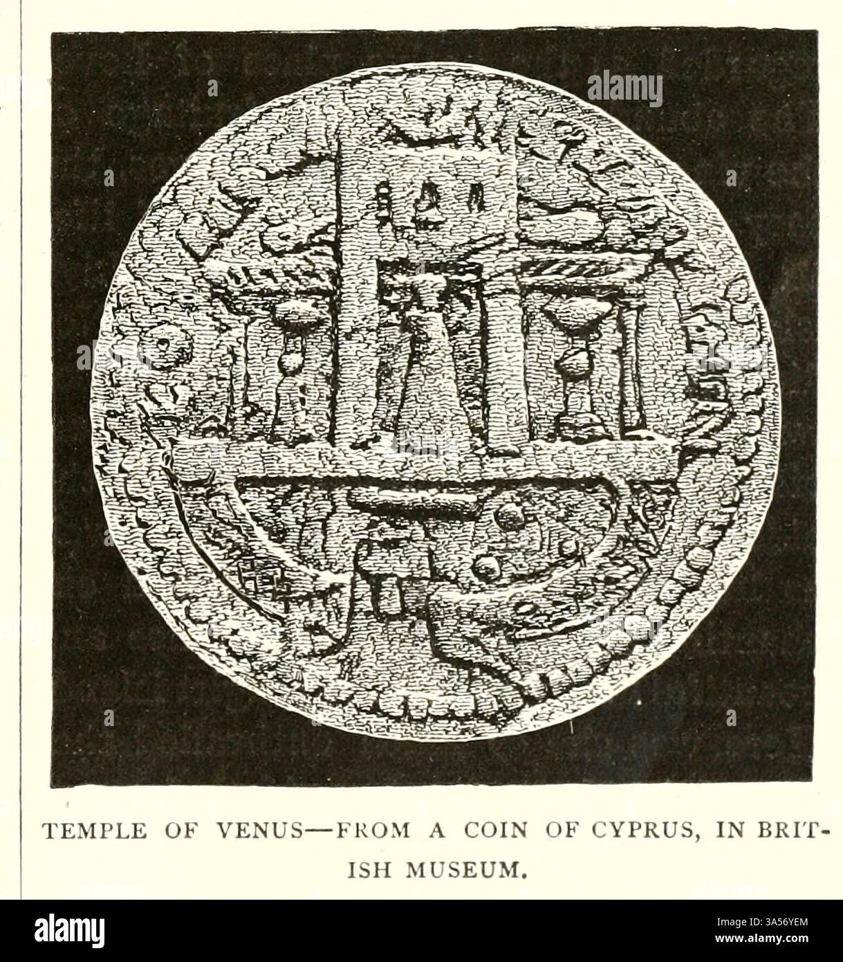 TEMPLE OF VENUS — FROM A COIN OF CYPRUS from Part III Semites and ...