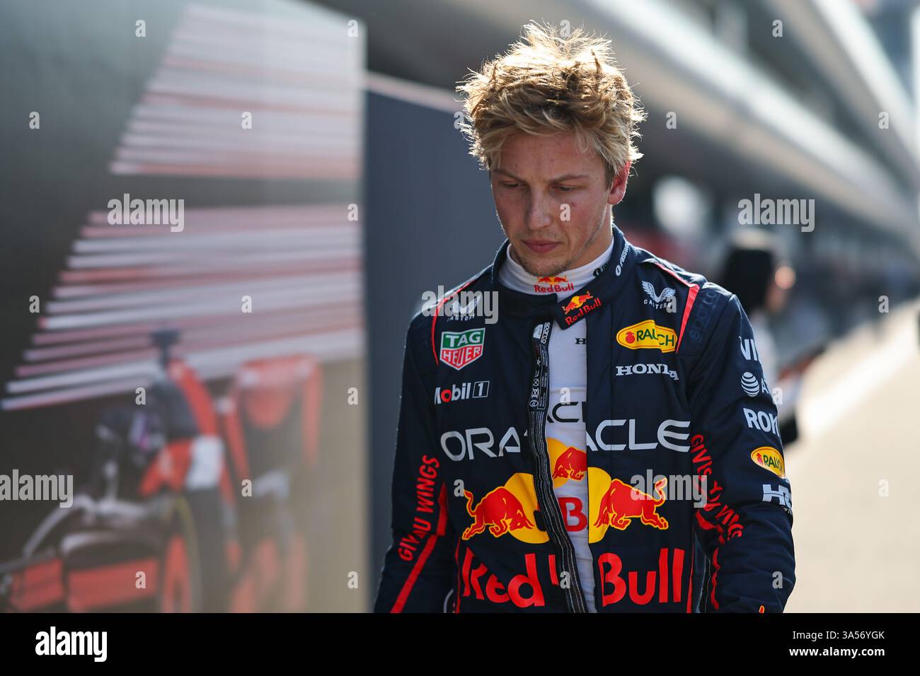 SHANGHAI, CHINA- MARCH 21: Liam Lawson of New Zealand and Oracle Red ...