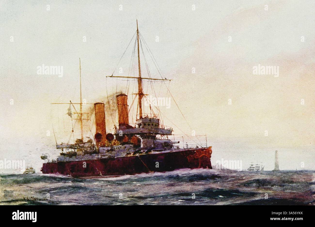 H.M. First Class Cruiser Blenheim HMS Blenheim was a Blake-class first ...