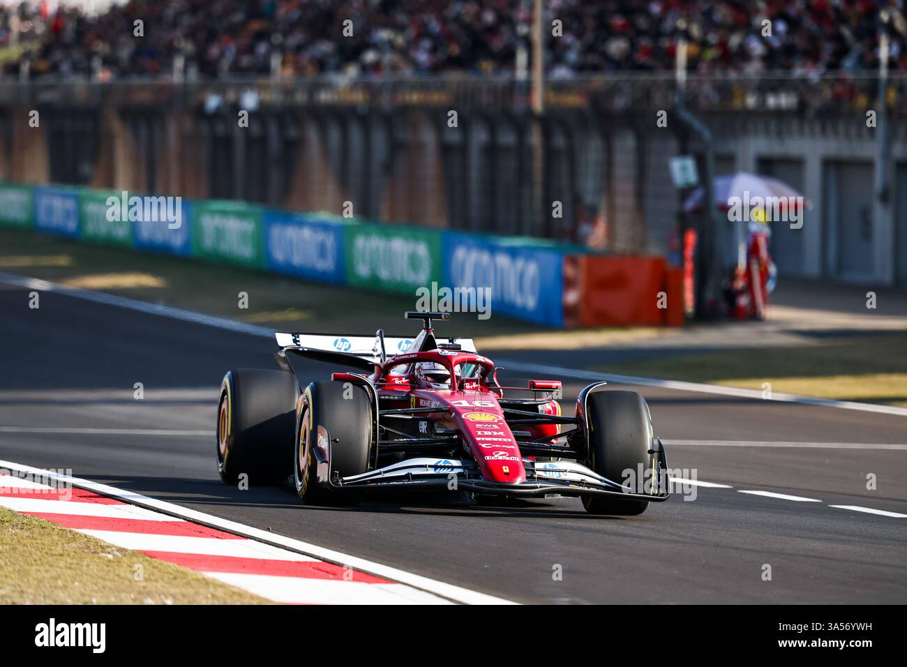 SHANGHAI, CHINA- MARCH 21: Charles Leclerc of Monaco driving the (16 ...