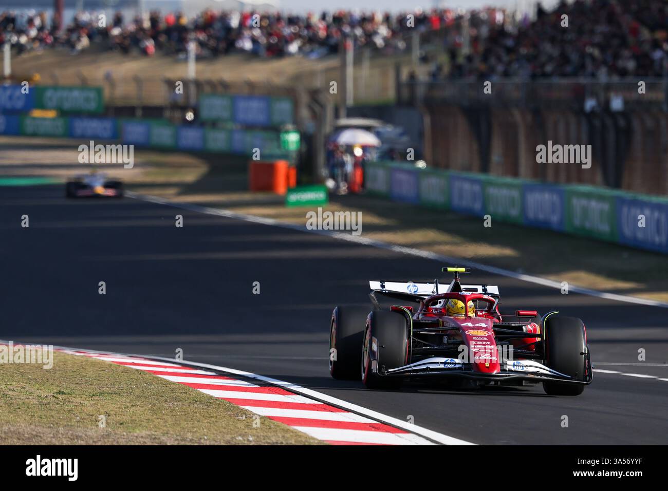 SHANGHAI, CHINA- MARCH 21: Lewis Hamilton of Great Britain driving the ...