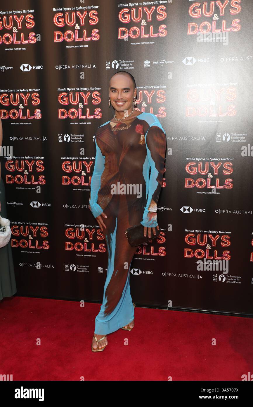 Sydney, Australia. 21st March 2025. Tbc attends the Opening Night of ...