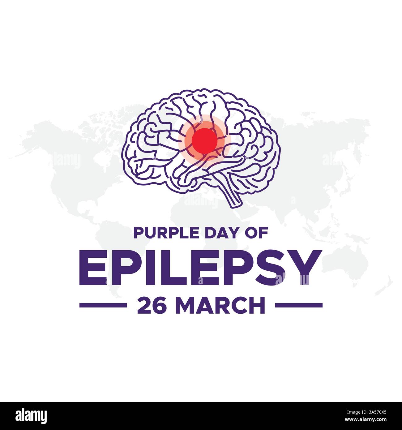 Purple Day of Epilepsy. 26 March. Epilepsy awareness day occurs each ...