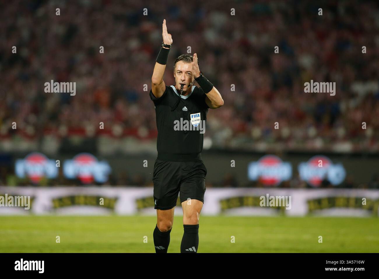 ASUNCION, PARAGUAY, 20 MARCH 2025 - Brazilian football referee, Raphael ...