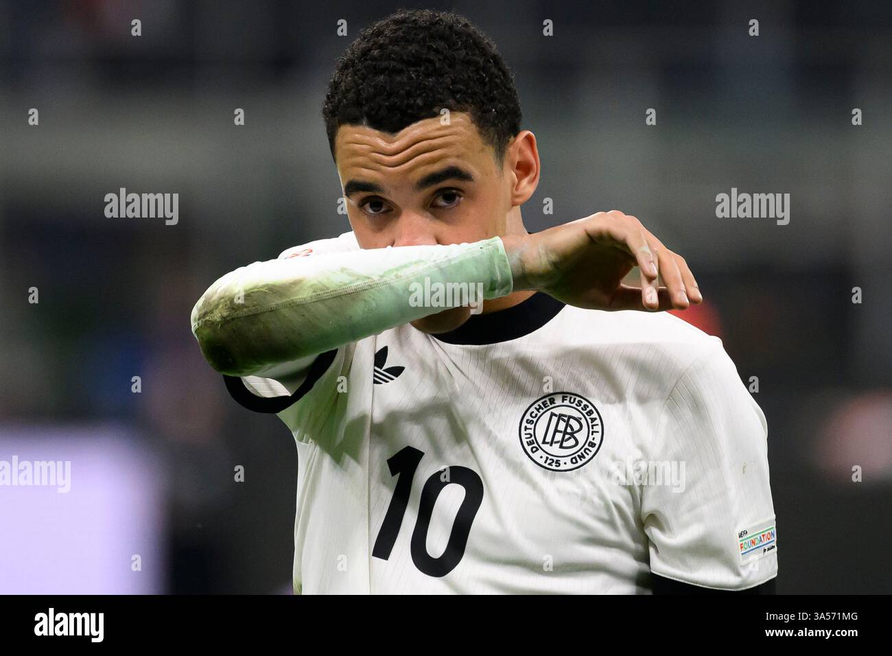 Jamal Musiala of Germany during the UEFA Nations League football match ...