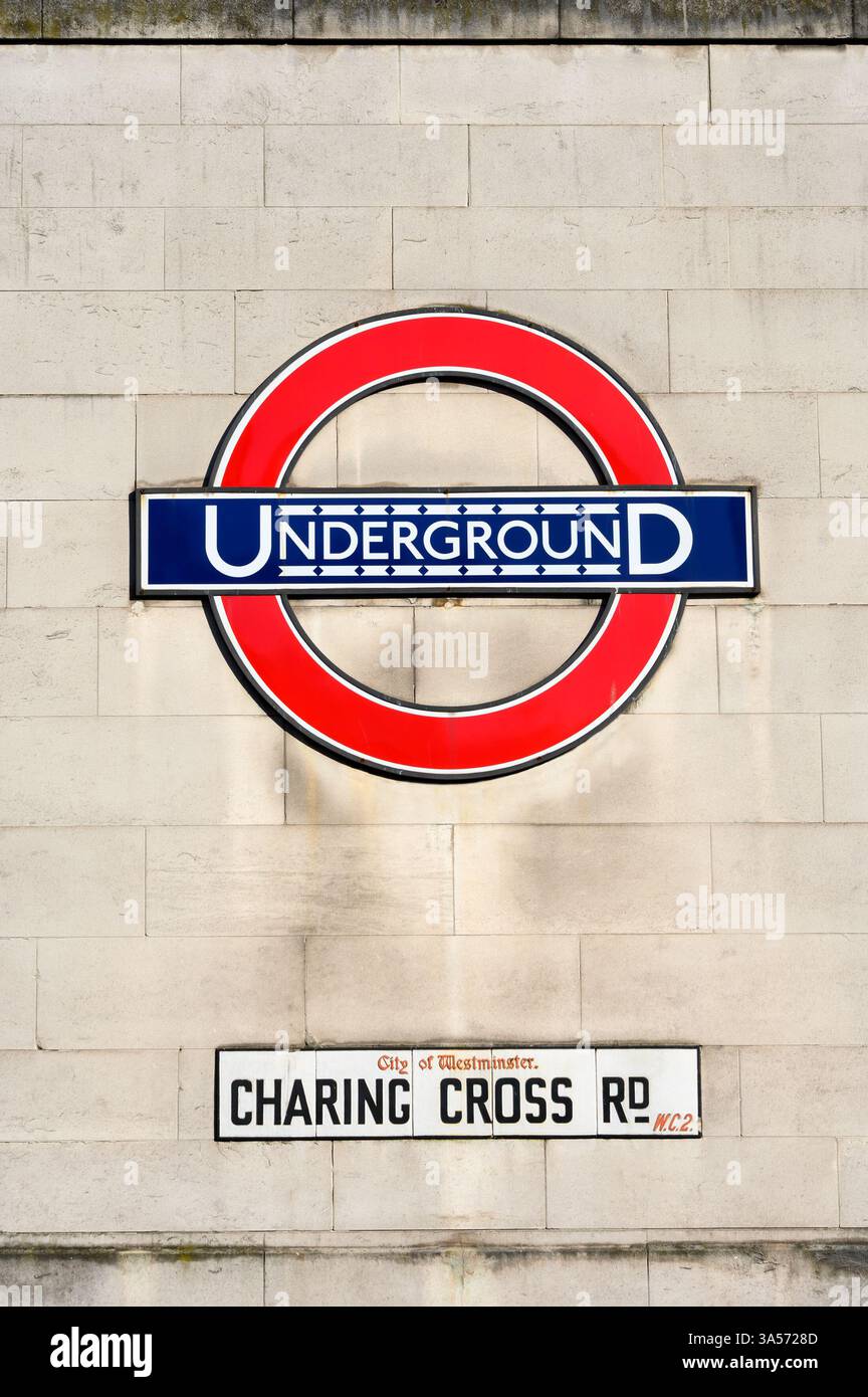 London, UK. Leicester Square underground station Stock Photo - Alamy