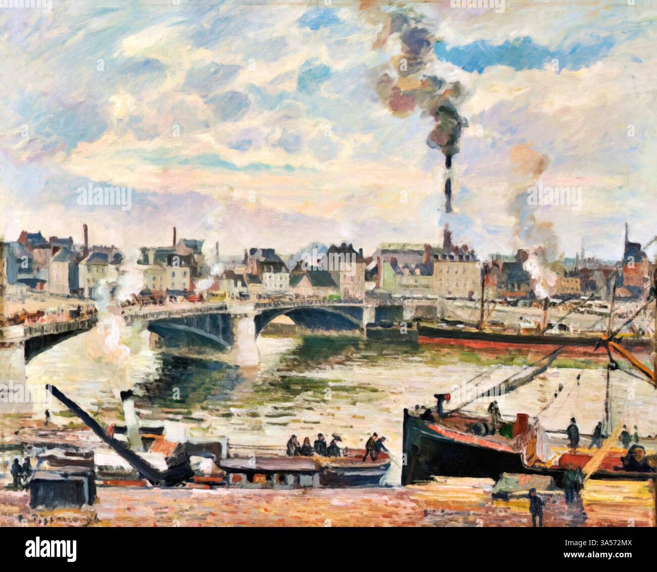 Art bridge paris Stock Vector Images - Alamy