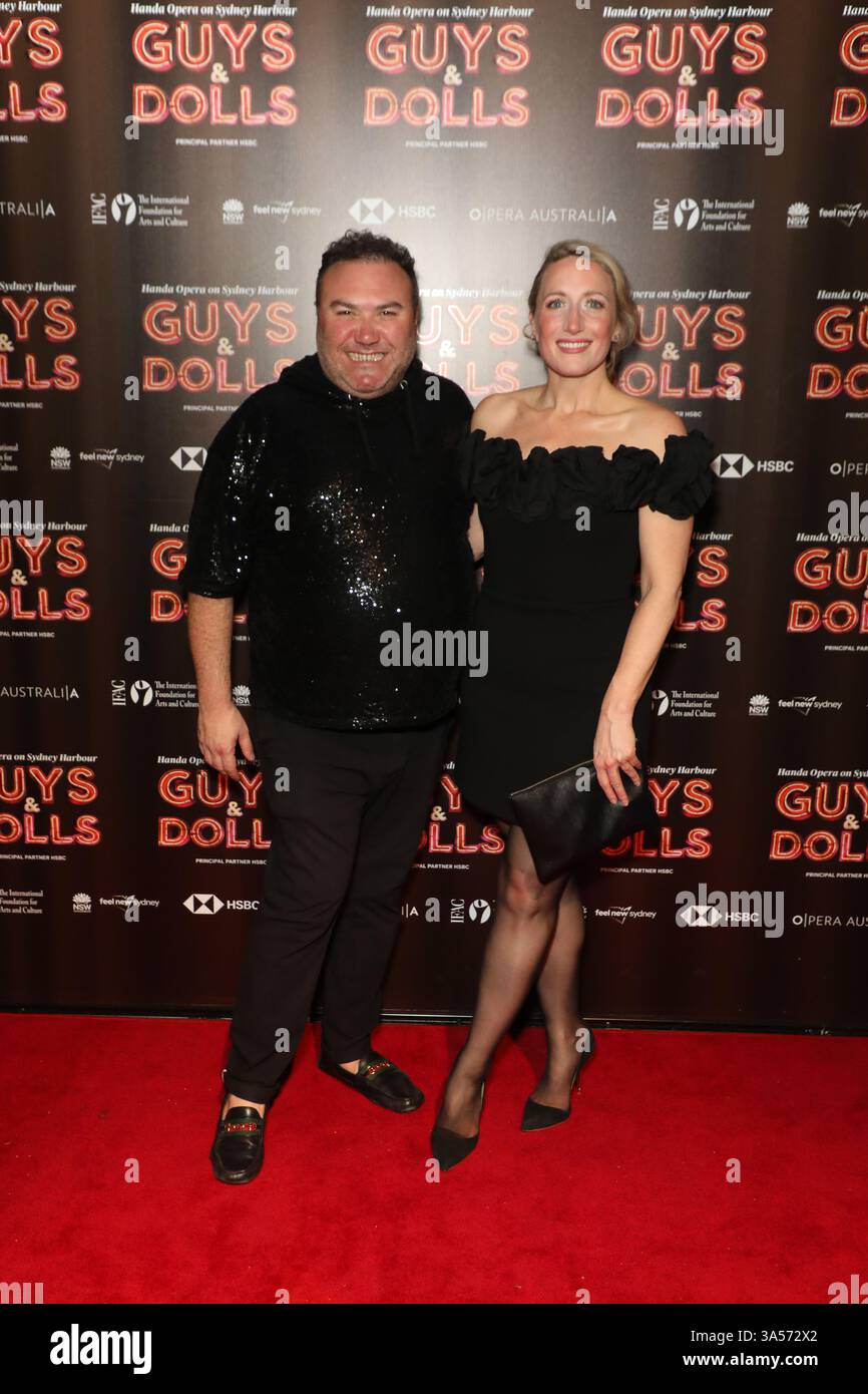 Sydney, Australia. 21st March 2025. Trevor Ashley and Elise McCann ...