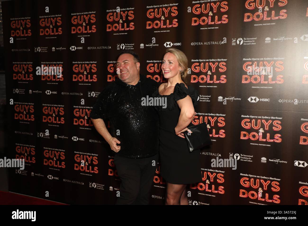 Sydney, Australia. 21st March 2025. Trevor Ashley and Elise McCann ...