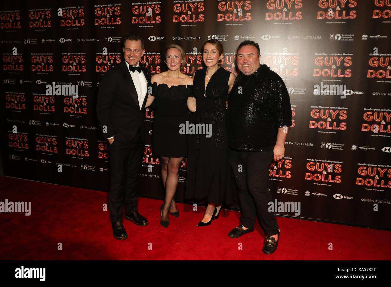 Sydney, Australia. 21st March 2025. L-R: David Campbell, Elise McCann ...