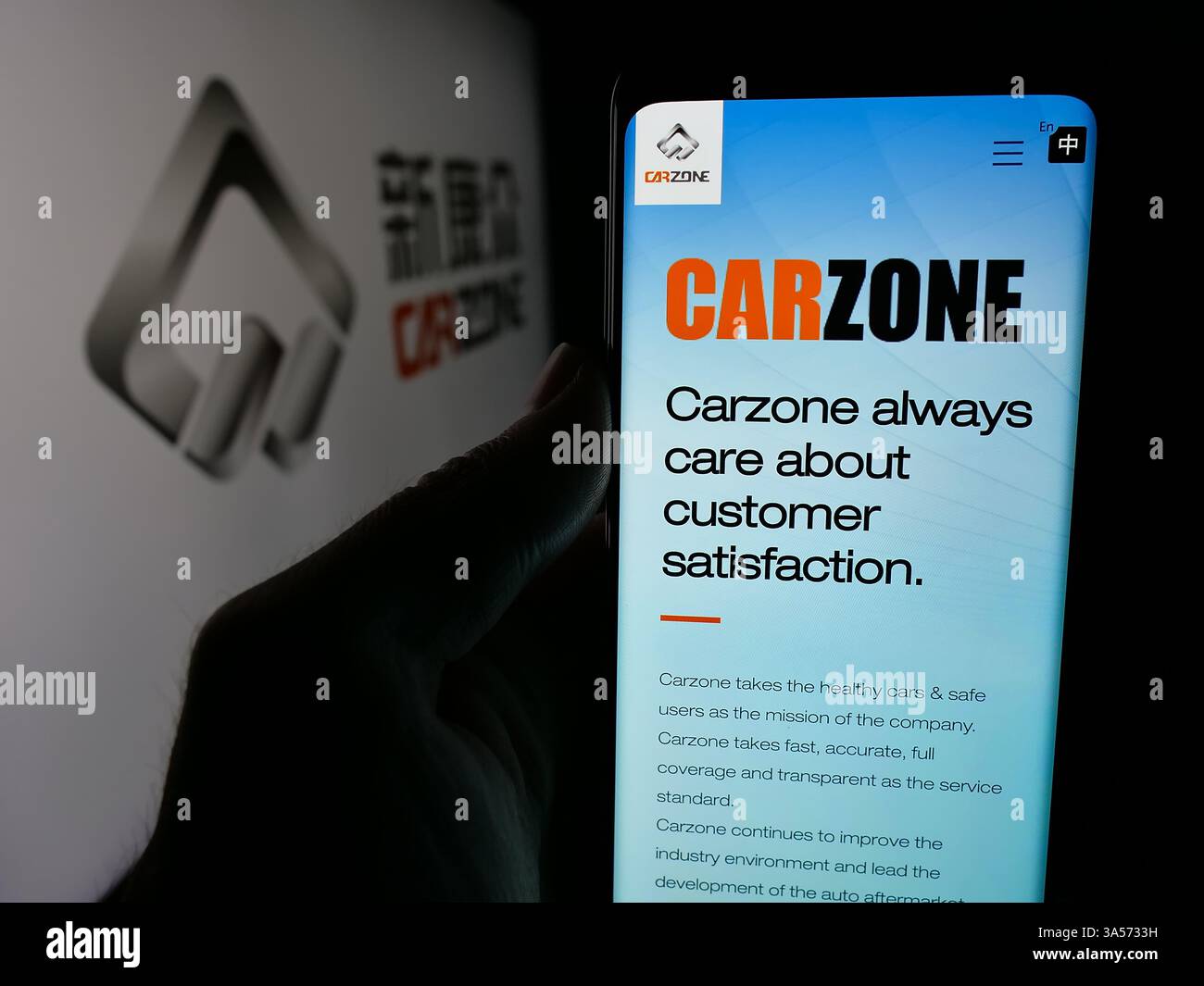 Carzone logo hi-res stock photography and images - Alamy