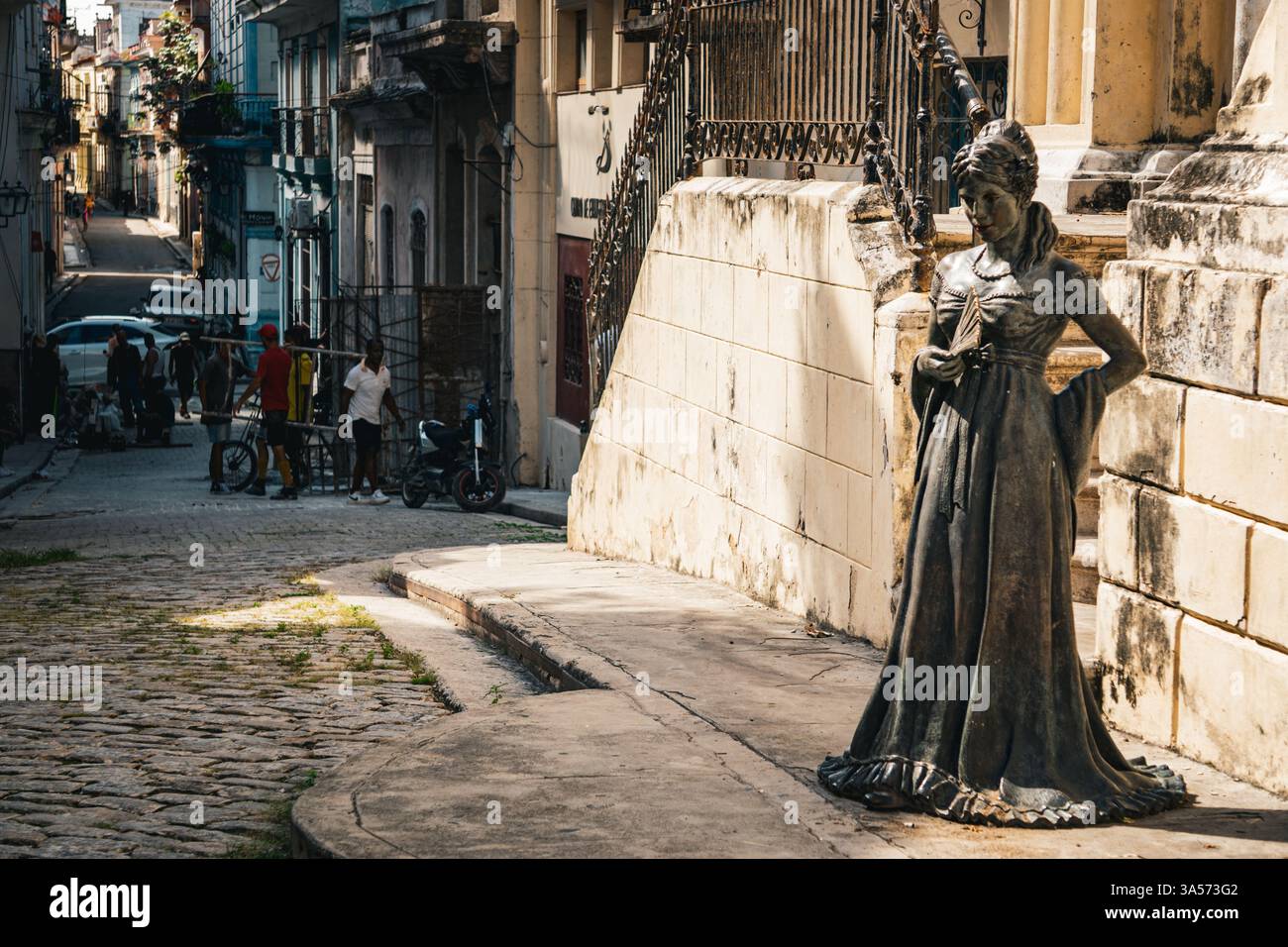A striking image of the statue of Cecilia Valdés in Havana celebrating ...