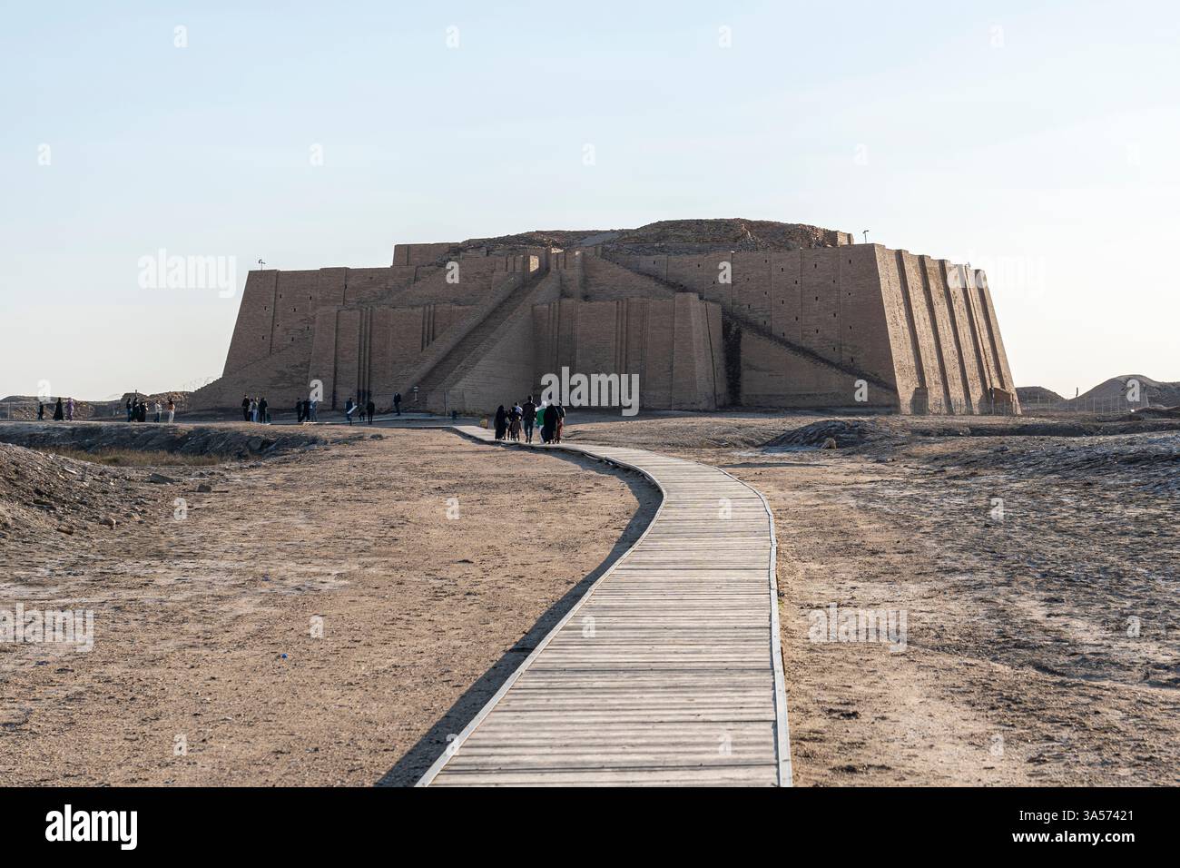 The famous ziggurat of Ur in Iraq Stock Photo - Alamy