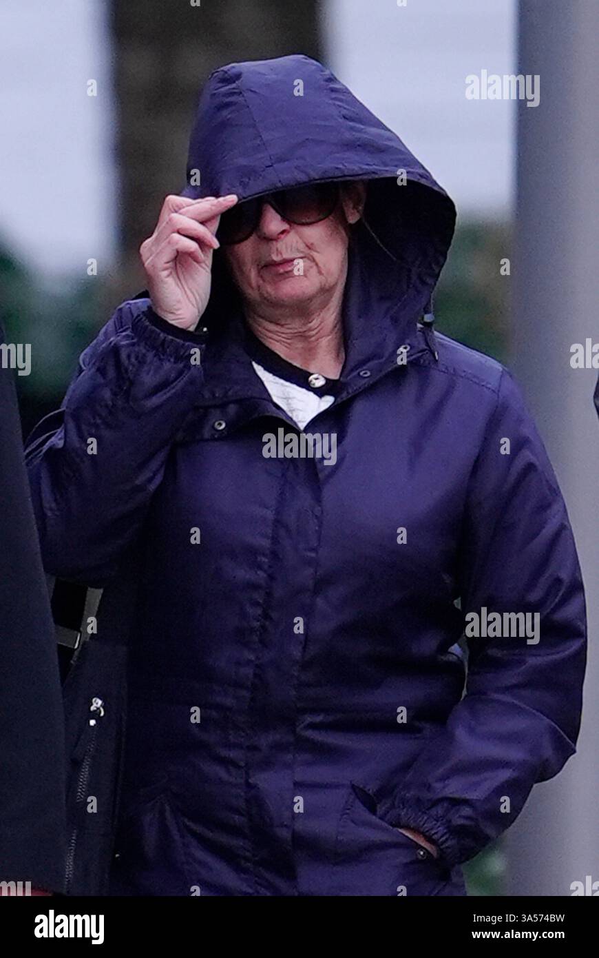 Joanne Sharkey leaves Liverpool Crown Court, Mrs Justice Eady will ...