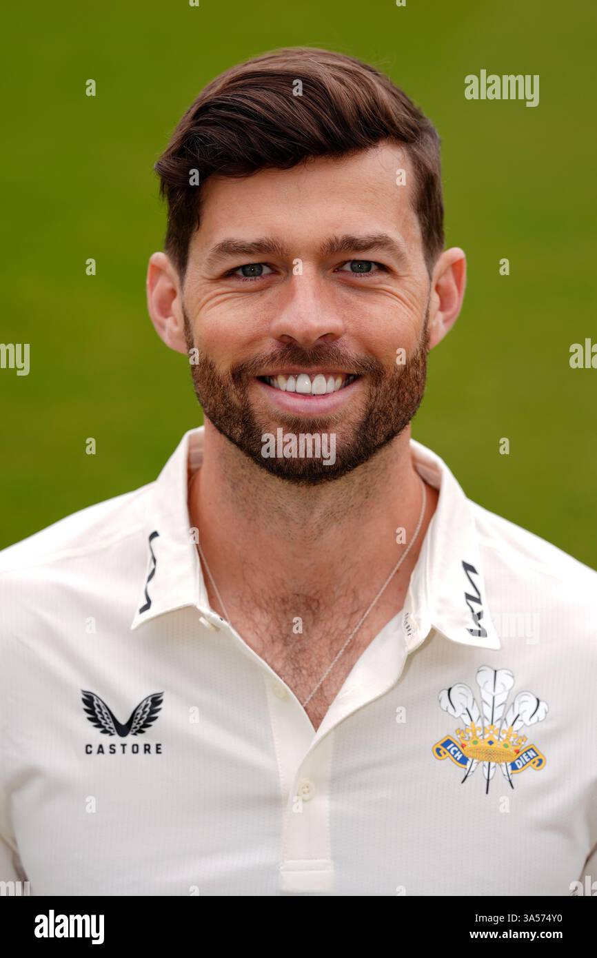Surrey’s Ben Foakes during a media day at the Kia Oval, London. Picture ...