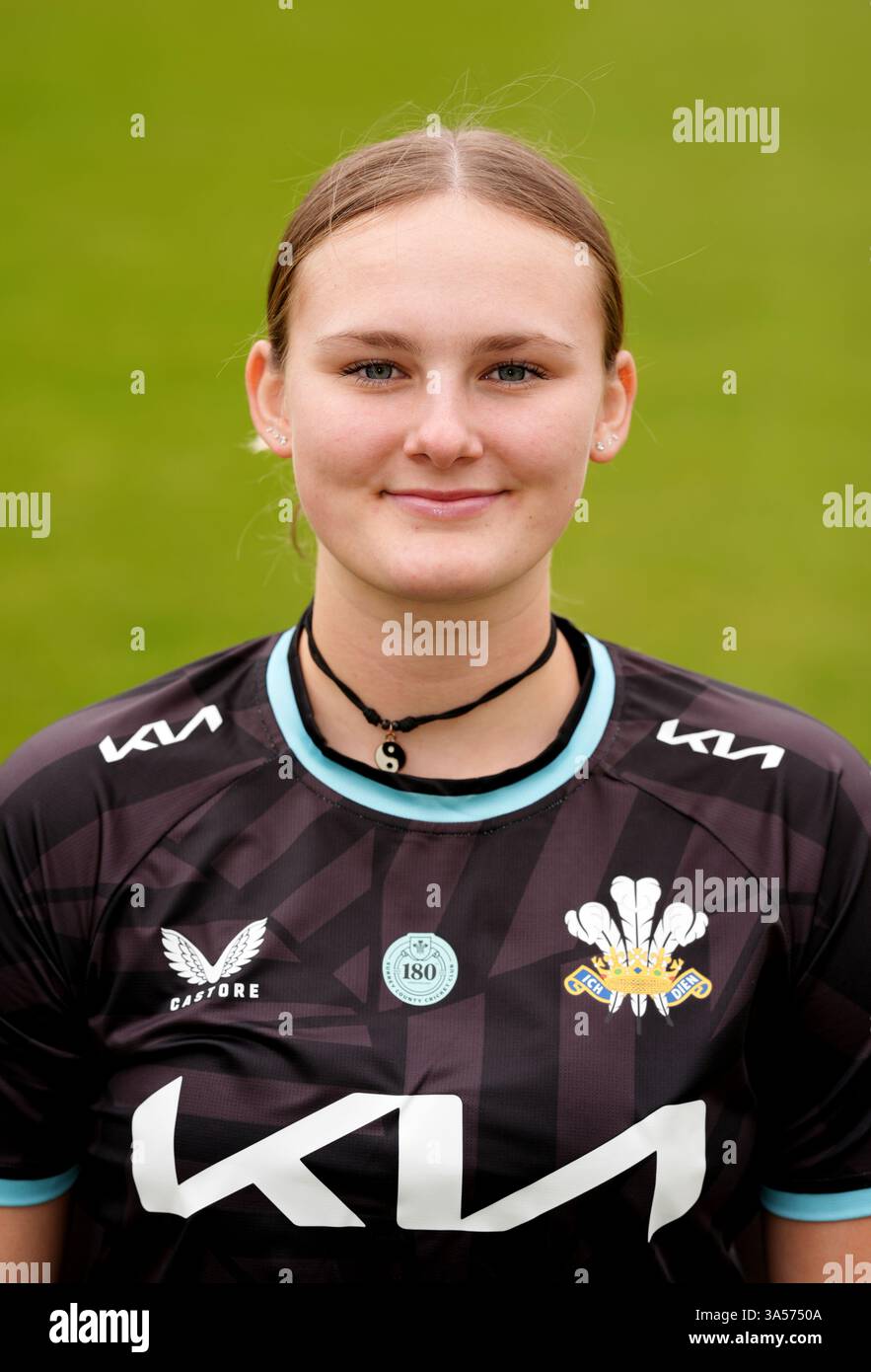 Surrey’s Tilly Corteen-Coleman during a media day at the Kia Oval ...