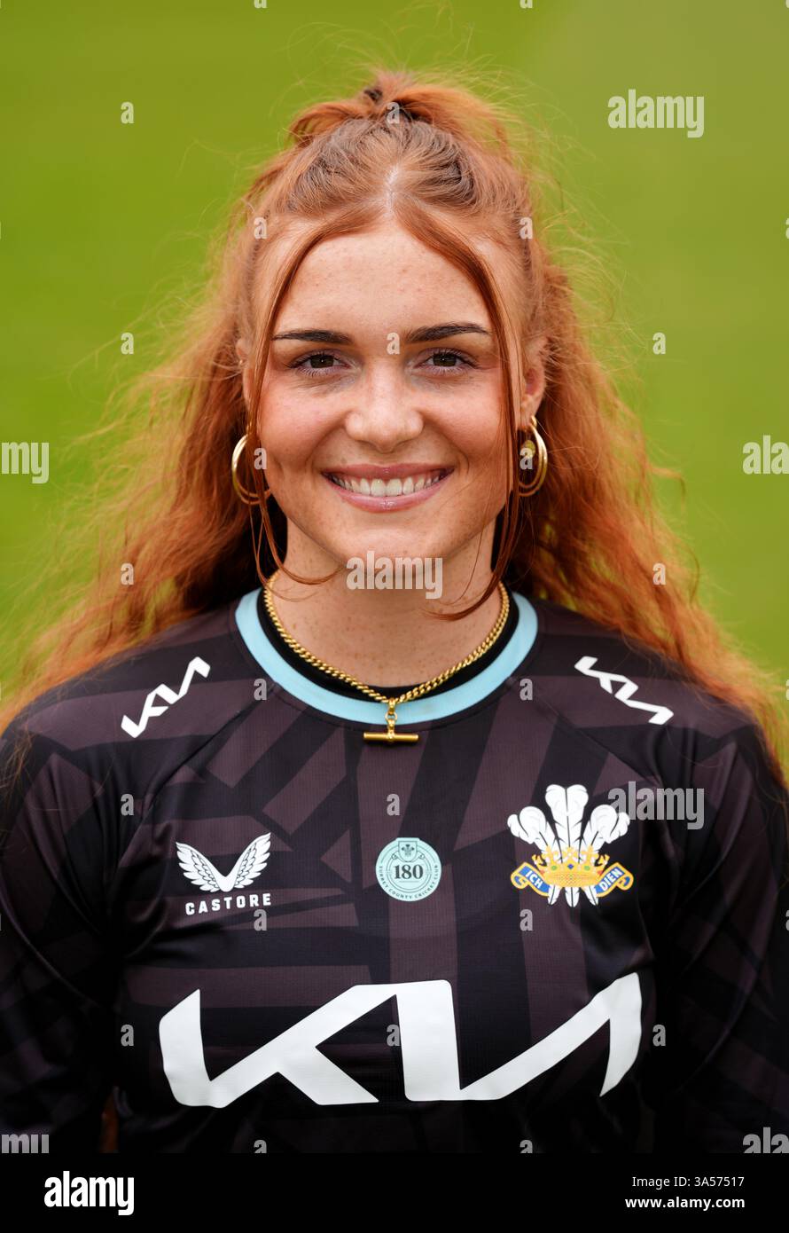 Surrey’s Jemima Spence during a media day at the Kia Oval, London ...
