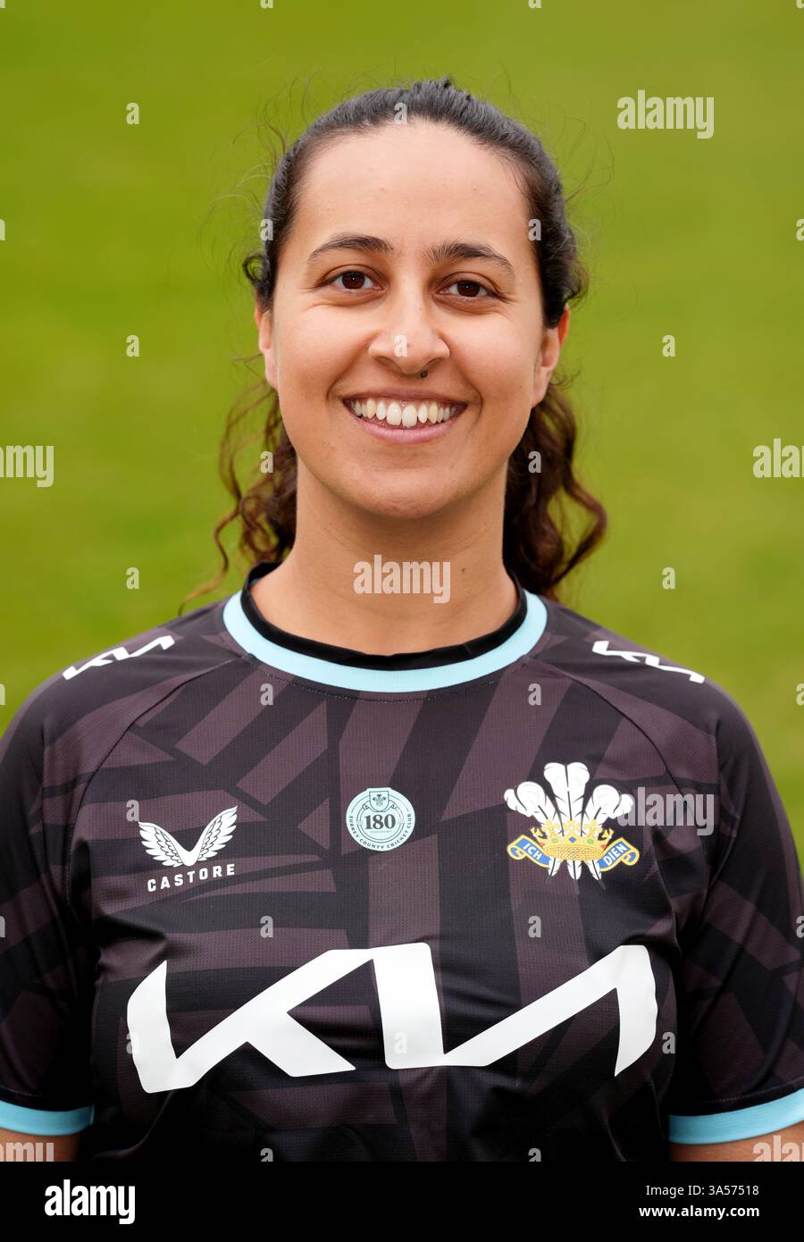 Surrey’s Priyanaz Chatterji during a media day at the Kia Oval, London ...