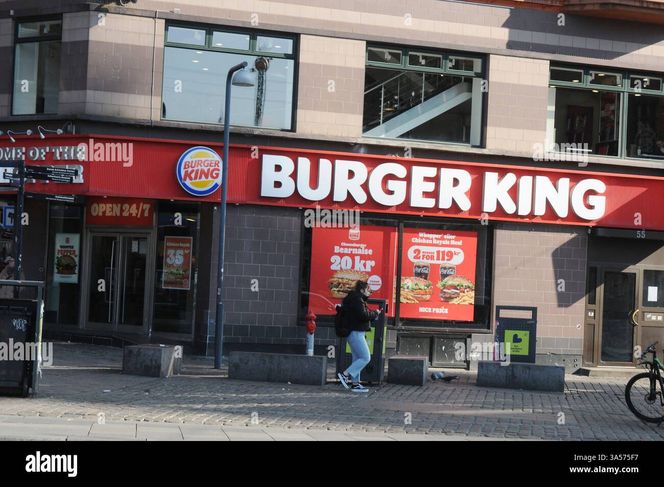 Copenhagen/ Denmark/21 march 2025/burger king fast food restaurant in capital. Photo.Francis ...