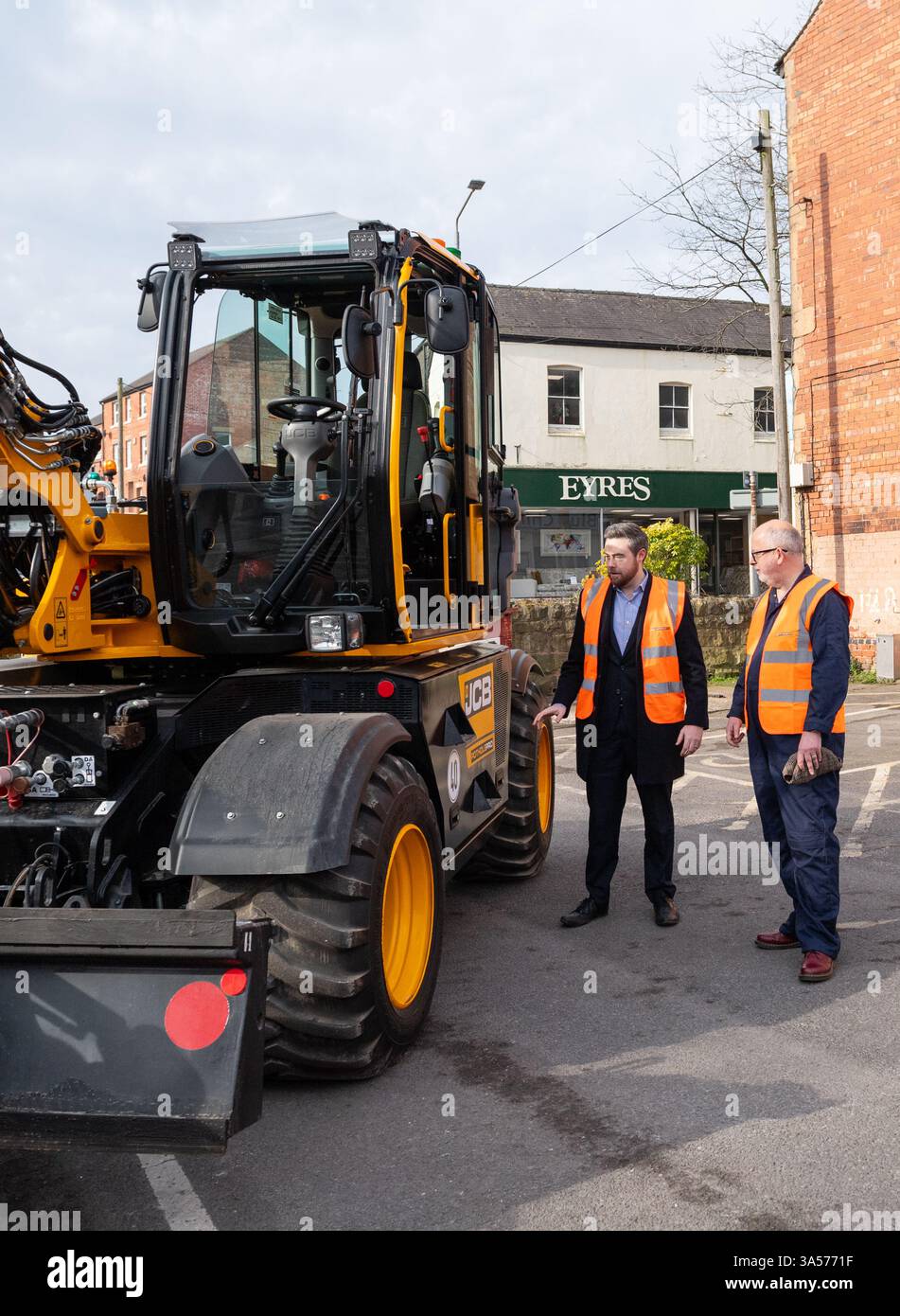 Mansfield town centre, Mansfield, Nottinghamshire, England, UK. 21st ...
