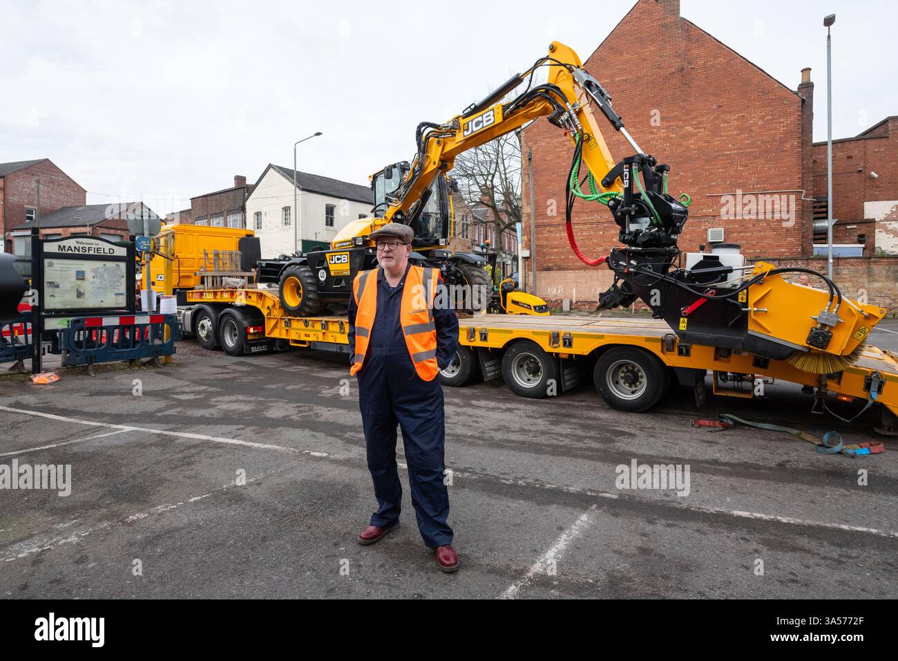 Mansfield town centre, Mansfield, Nottinghamshire, England, UK. 21st ...
