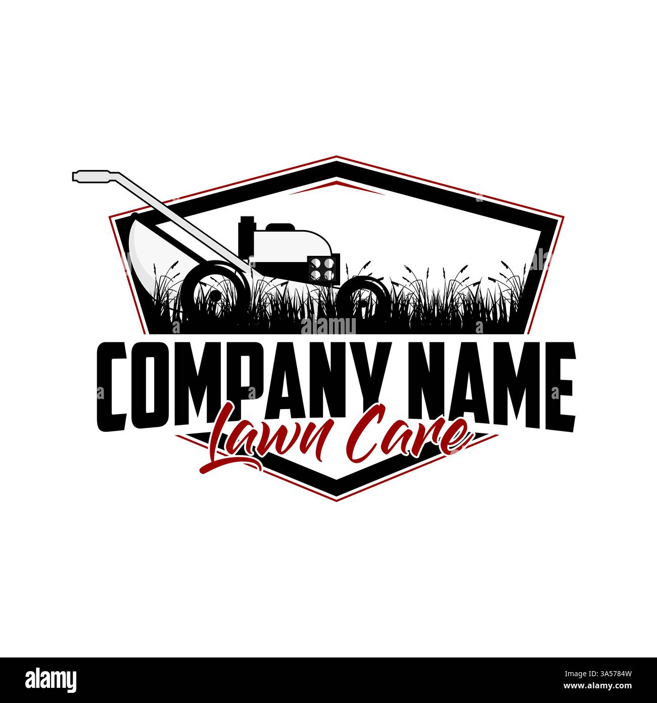 Lawn Care Logo Design, used for your lawn care company logo Stock ...