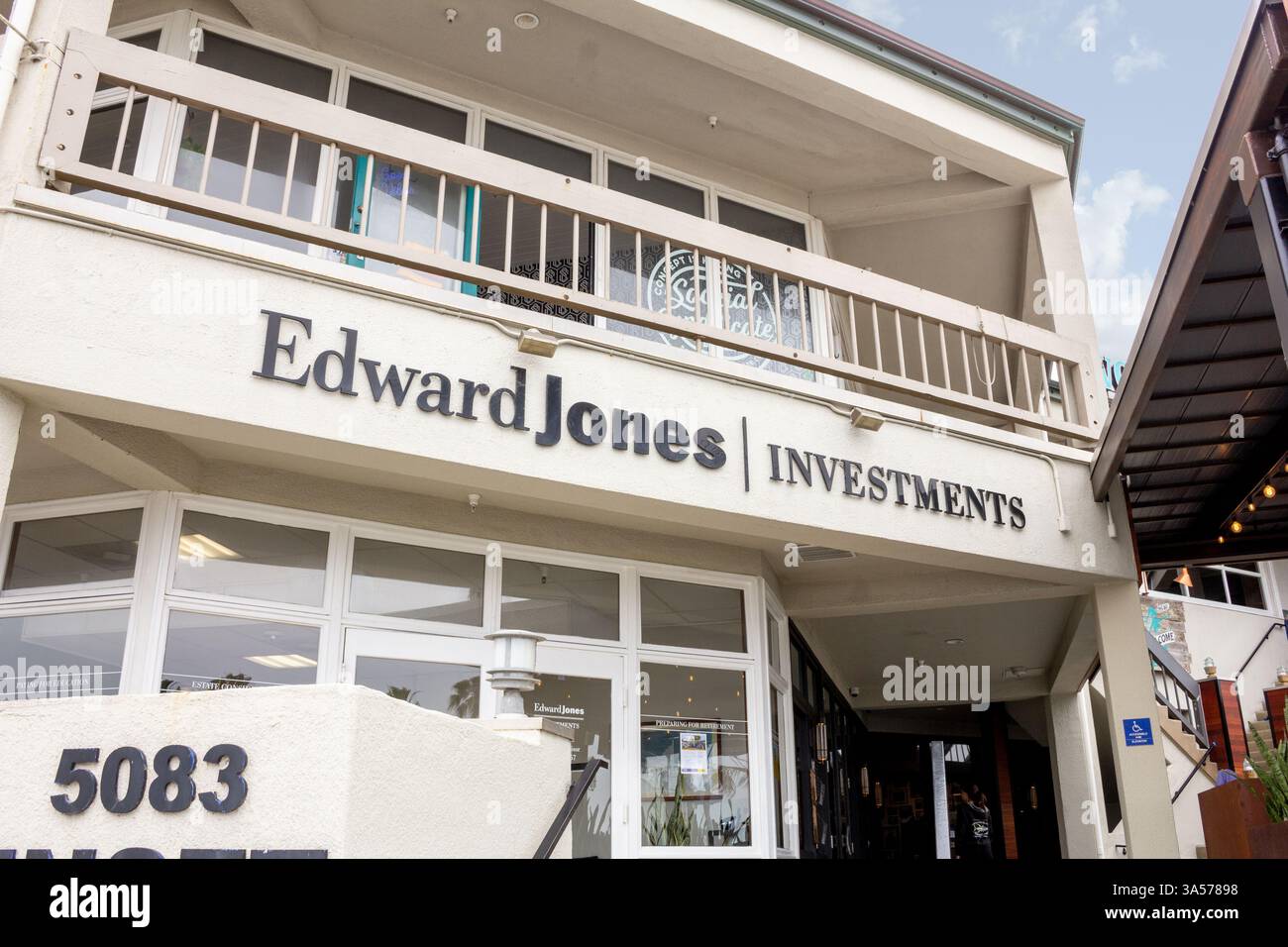 San Diego, California, United States - 05-31-2019: A view of a store ...