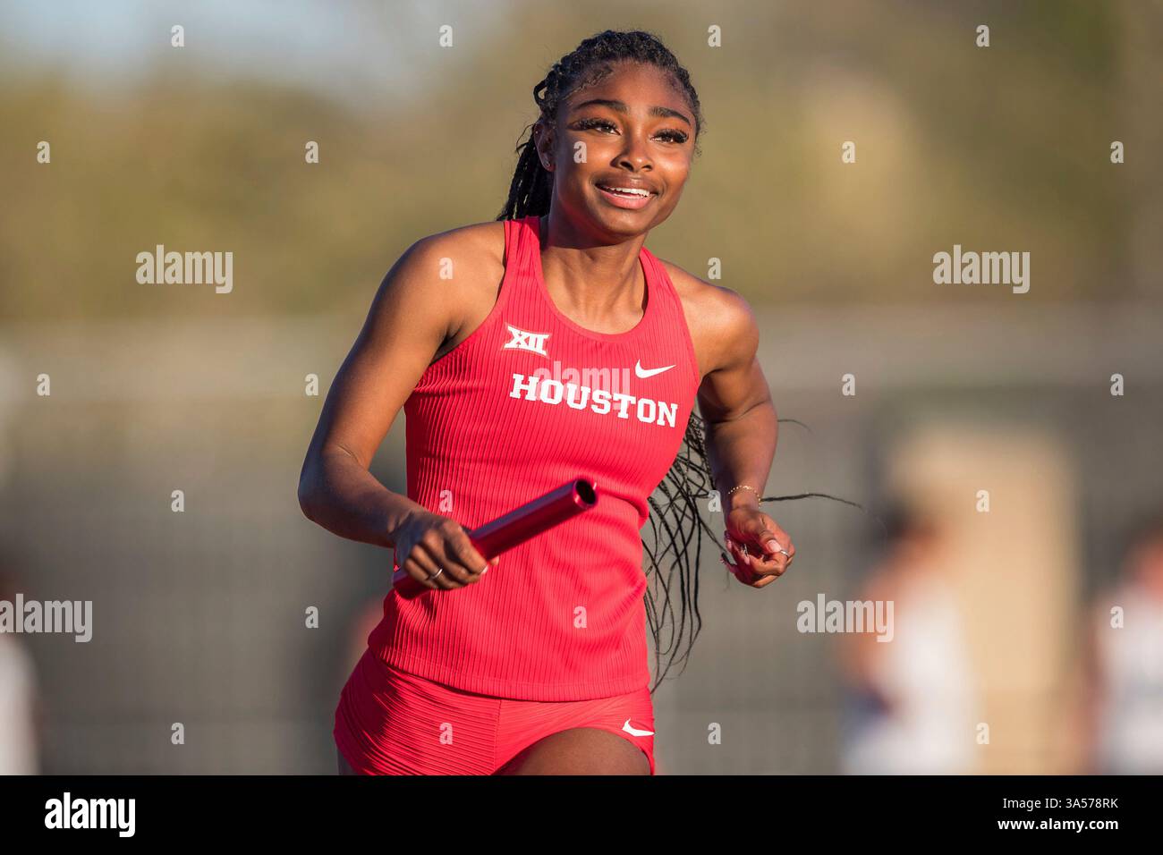 March 20, 2025: Houston Cougars sprinter Madyson Thurmond competes in ...