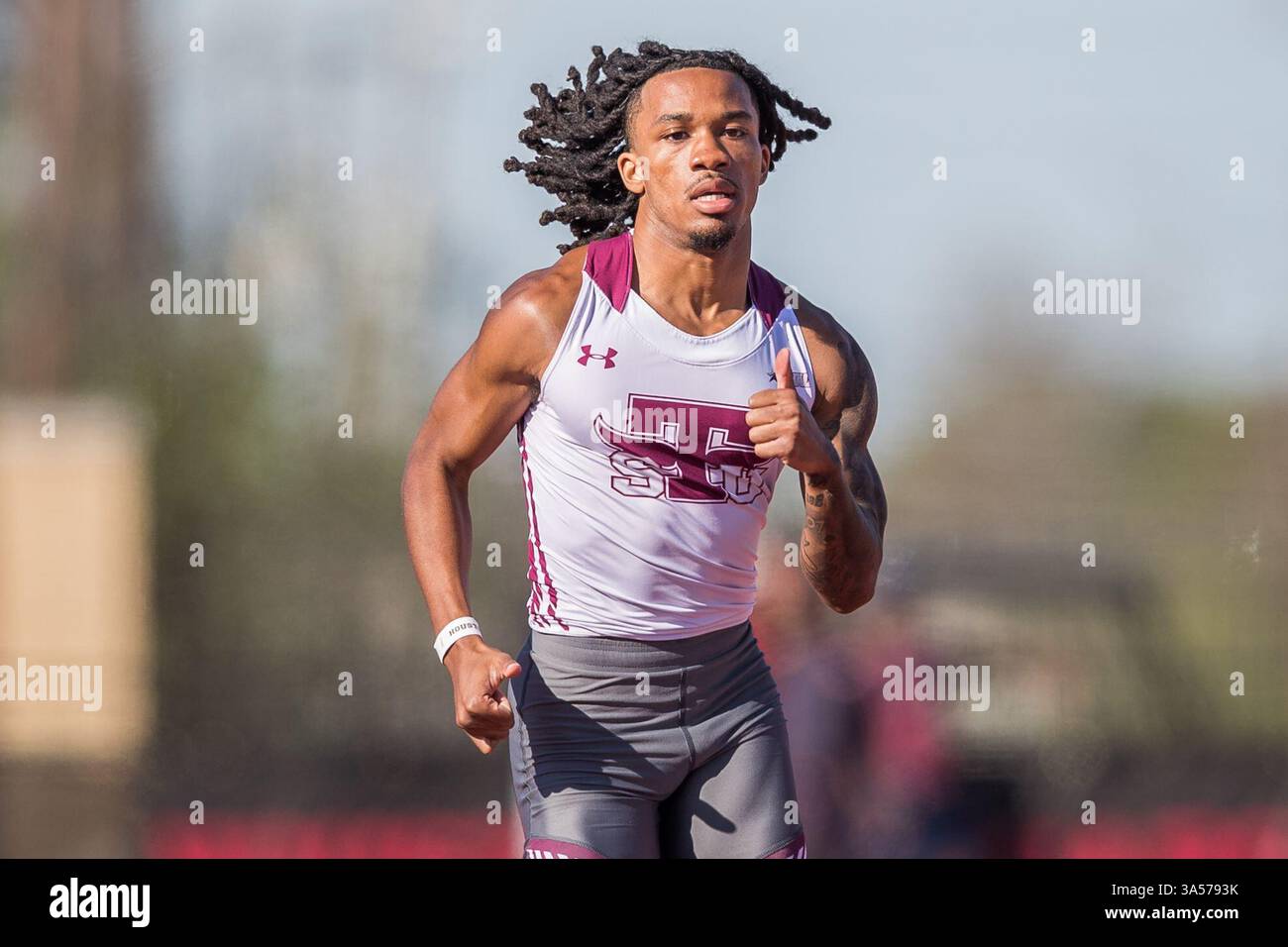 March 20, 2025: Texas Southern Tigers runner Michael Strange Jr ...