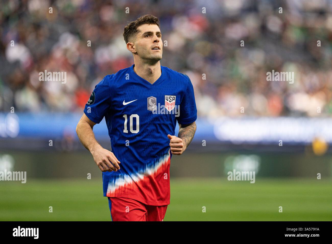 United States forward Christian Pulisic (10) during a Concacaf Nations ...