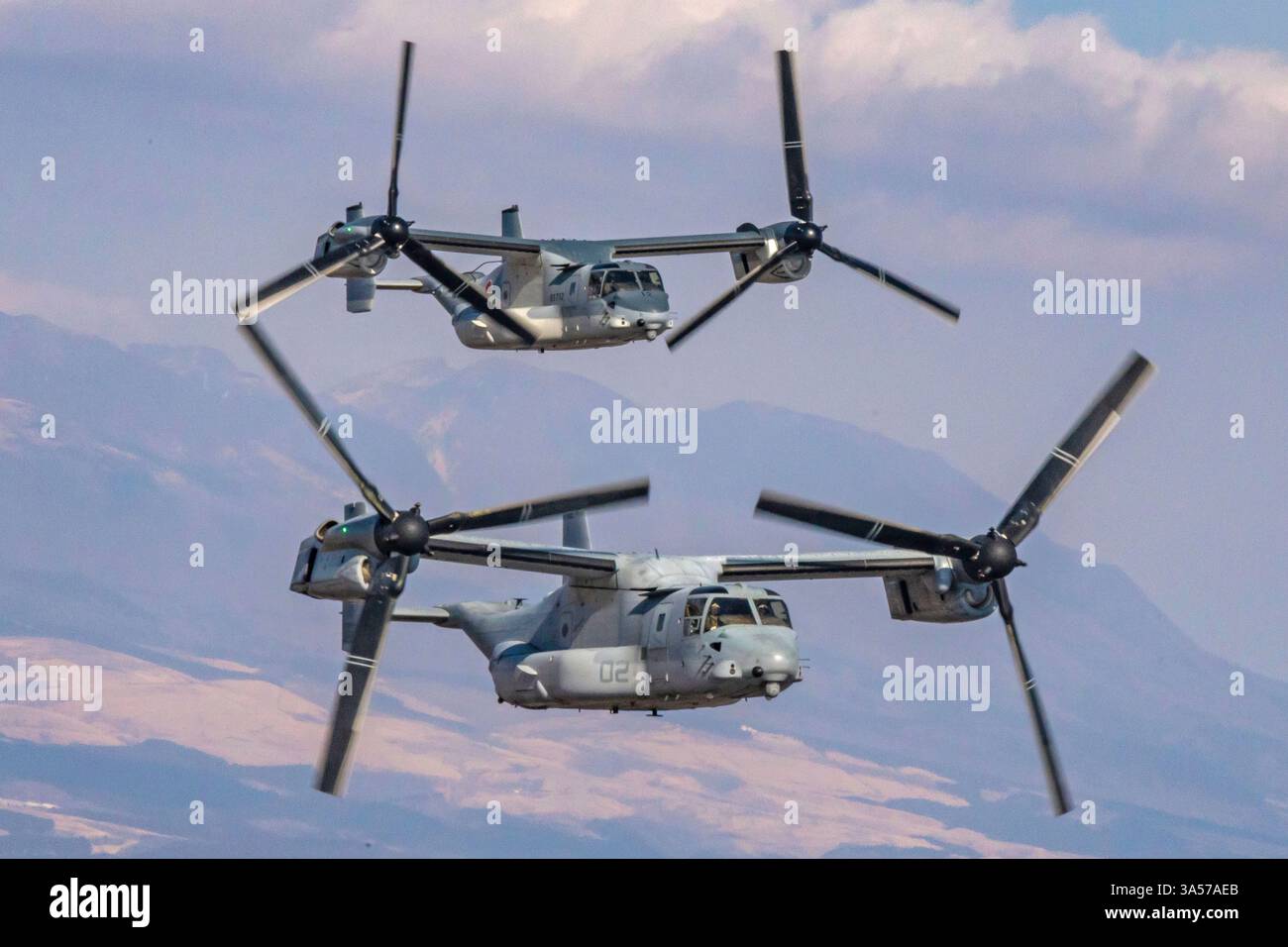 U.S. Marines with Marine Medium Tiltrotor Squadron (VMM) 262 (Rein ...