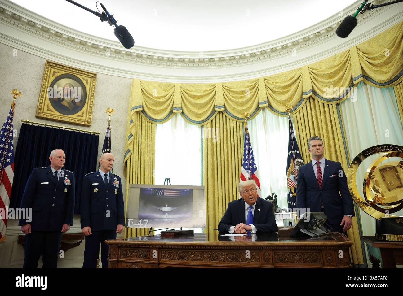 Air Force Lt. Gen. Dale White, from left, and Air Force Gen. David ...