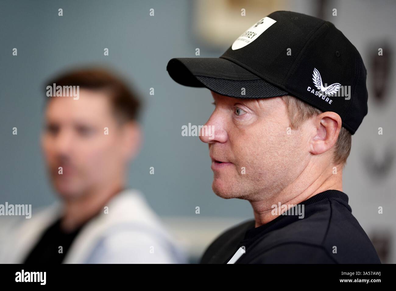 Surrey’s head coach Gareth Batty during a media day at the Kia Oval ...
