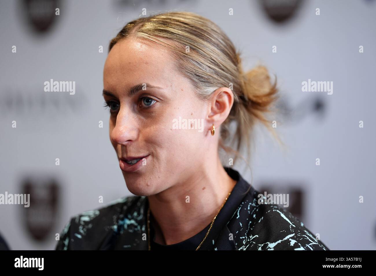 Surrey’s Tash Farrant during a media day at the Kia Oval, London ...