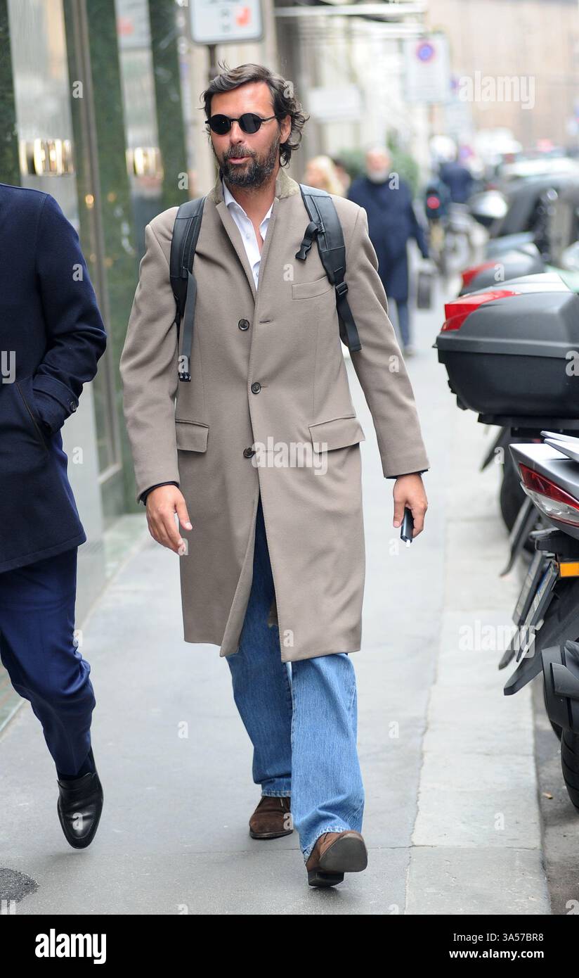Milan, . 21st Mar, 2025. Milan, Giovanni Tronchetti Provera walks ...