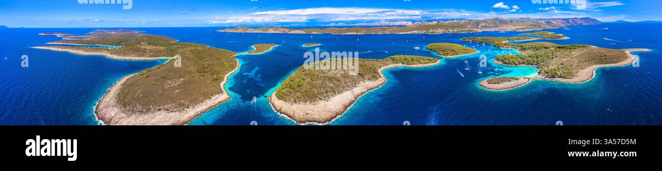 Breathtaking aerial drone view adriatic hi-res stock photography and ...