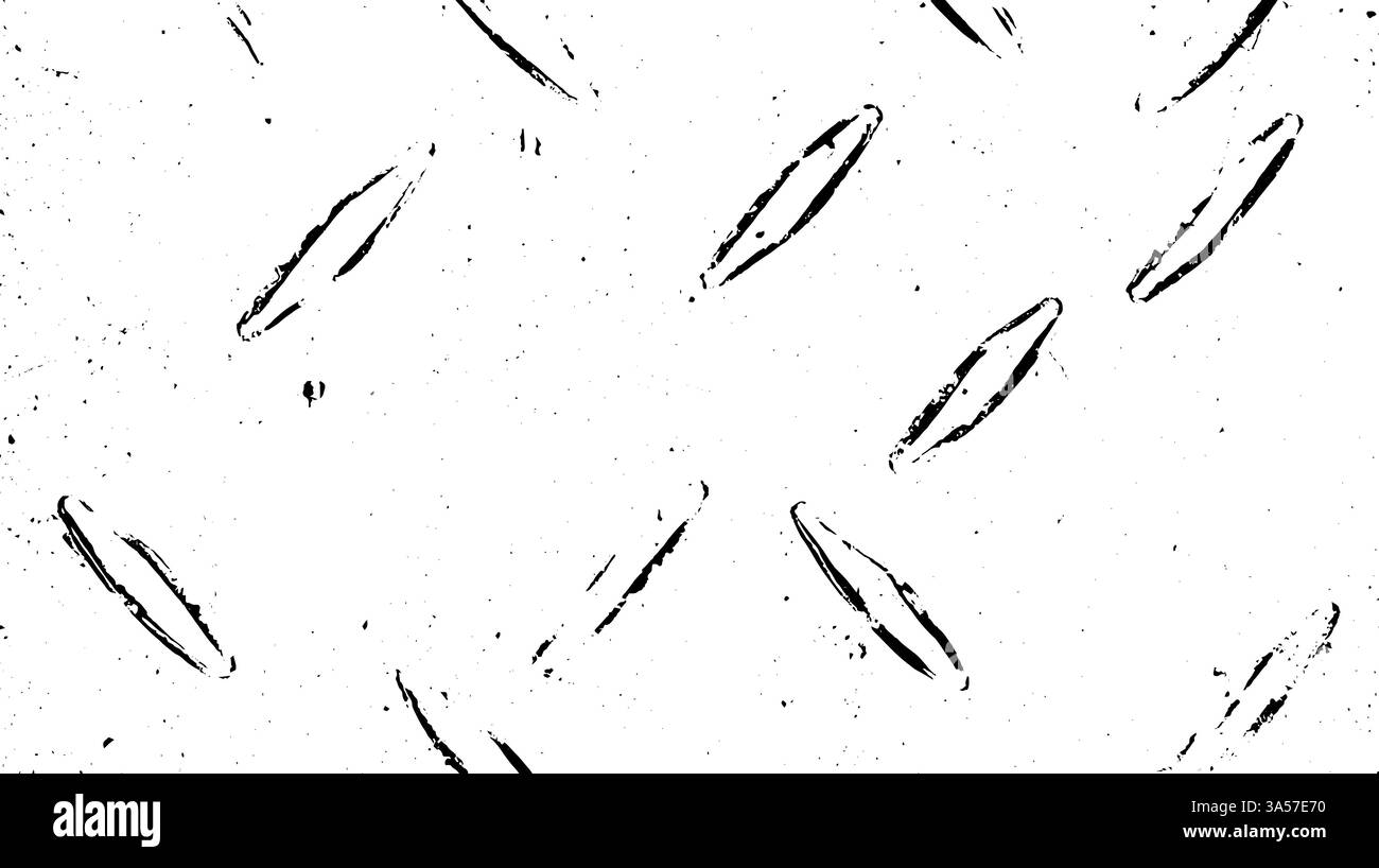 A close-up view of a textured surface featuring a diamond plate pattern ...