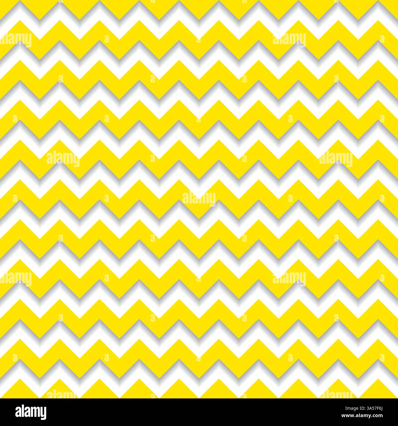 Yellow abstract geometrical shadow waves seamless pattern background ...