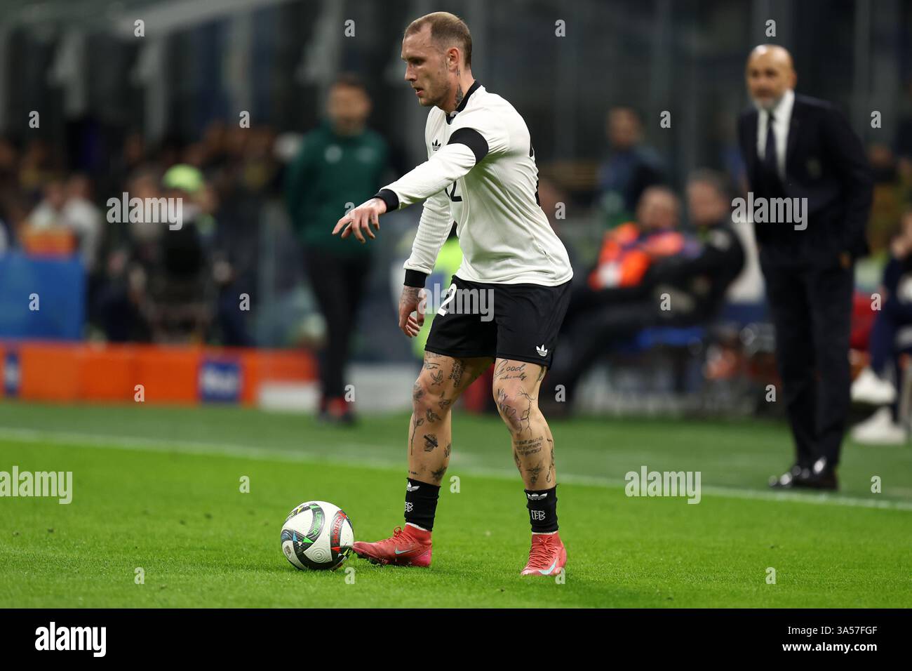 Milano, Italy. 20th Mar, 2025. David Raum of Germany in action during ...