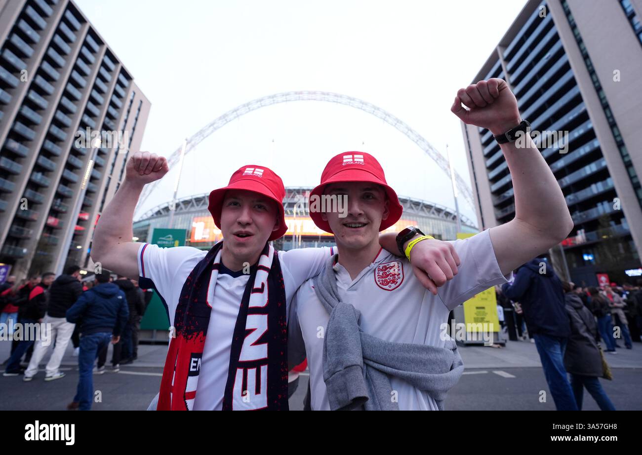 England fans on Wembley Way ahead of the 2026 FIFA World Cup Qualifying ...