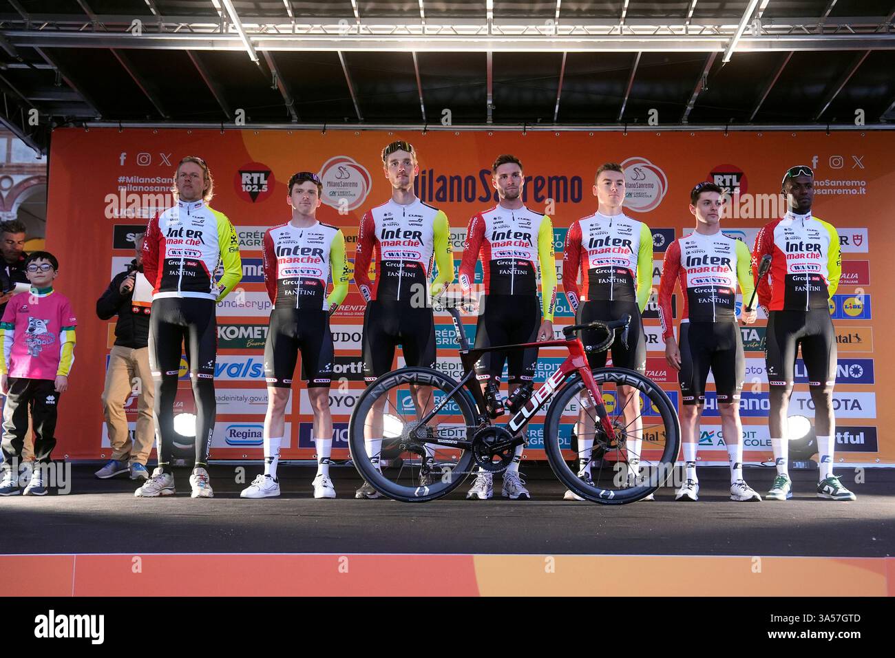 TEAM INTERMARCHÉ – WANTY during Team Presentation at the men's elite ...