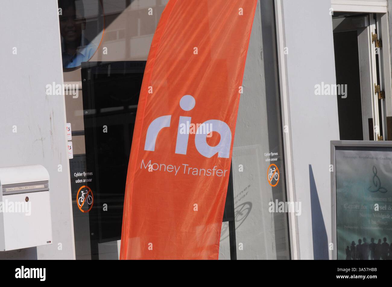 Copenhagen/ DenmarK/21 MARCH 2025/RIA money transfer and currency ...