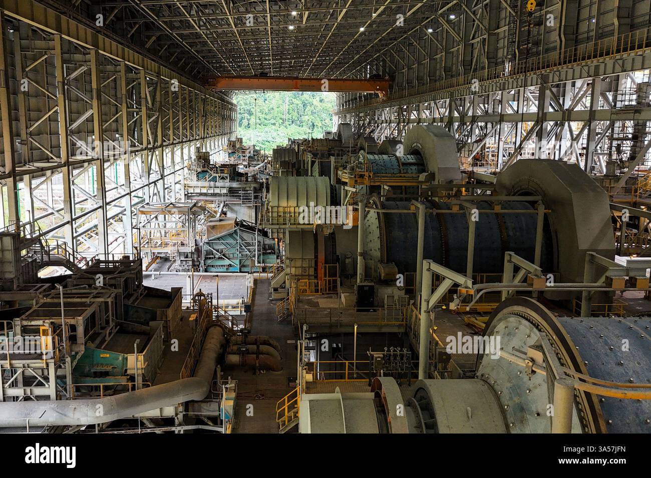Mills at the Cobre Panamá copper mine, owned by Canada's First Quantum Minerals, sit idle during ...